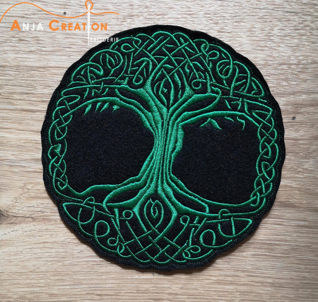Large Tree of Life Patch Crest 13cm - Etsy