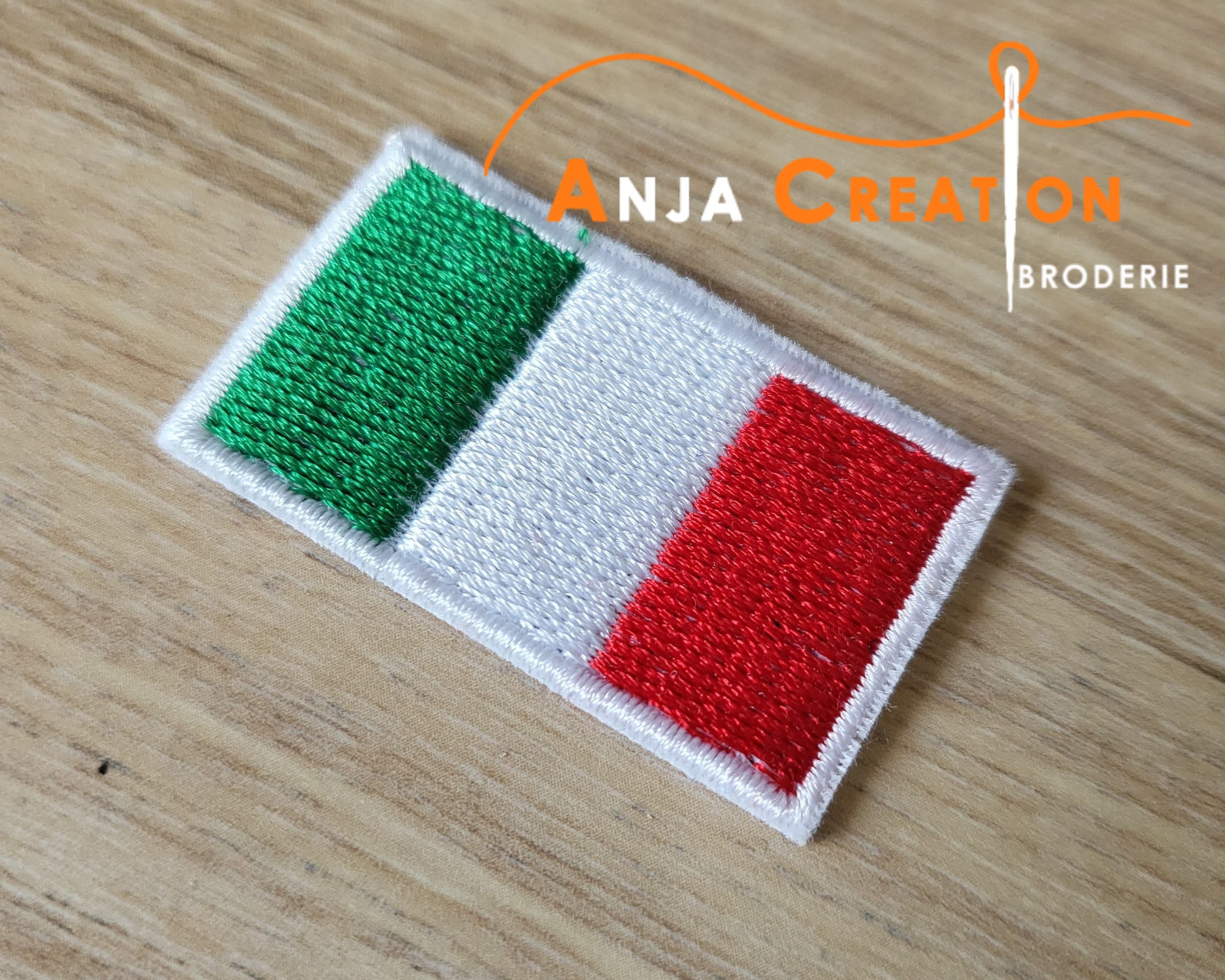 Iron-on Patch, Sew-on or Stick-on Patch, Italian Flag, 4 Cm, for ...