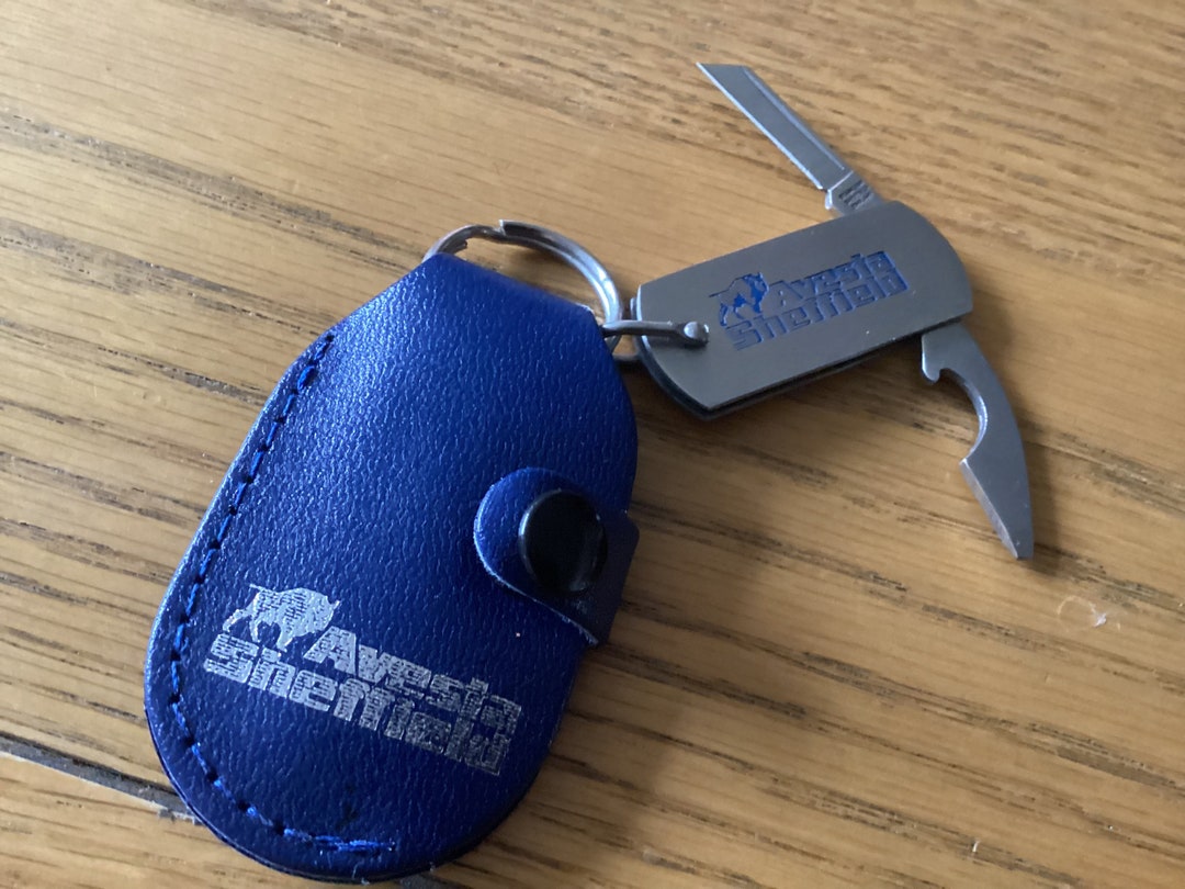 Key Ring Tool in Blue Leather Case Marked as Shown - Etsy