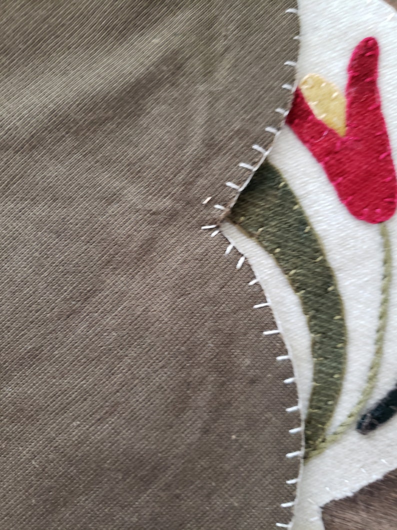 Birds of a Feather Wool Mat - Handmade - - Hand Dyed Wool - FREE ...