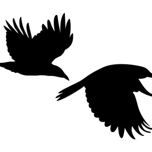 Crows in a Circle - Etsy