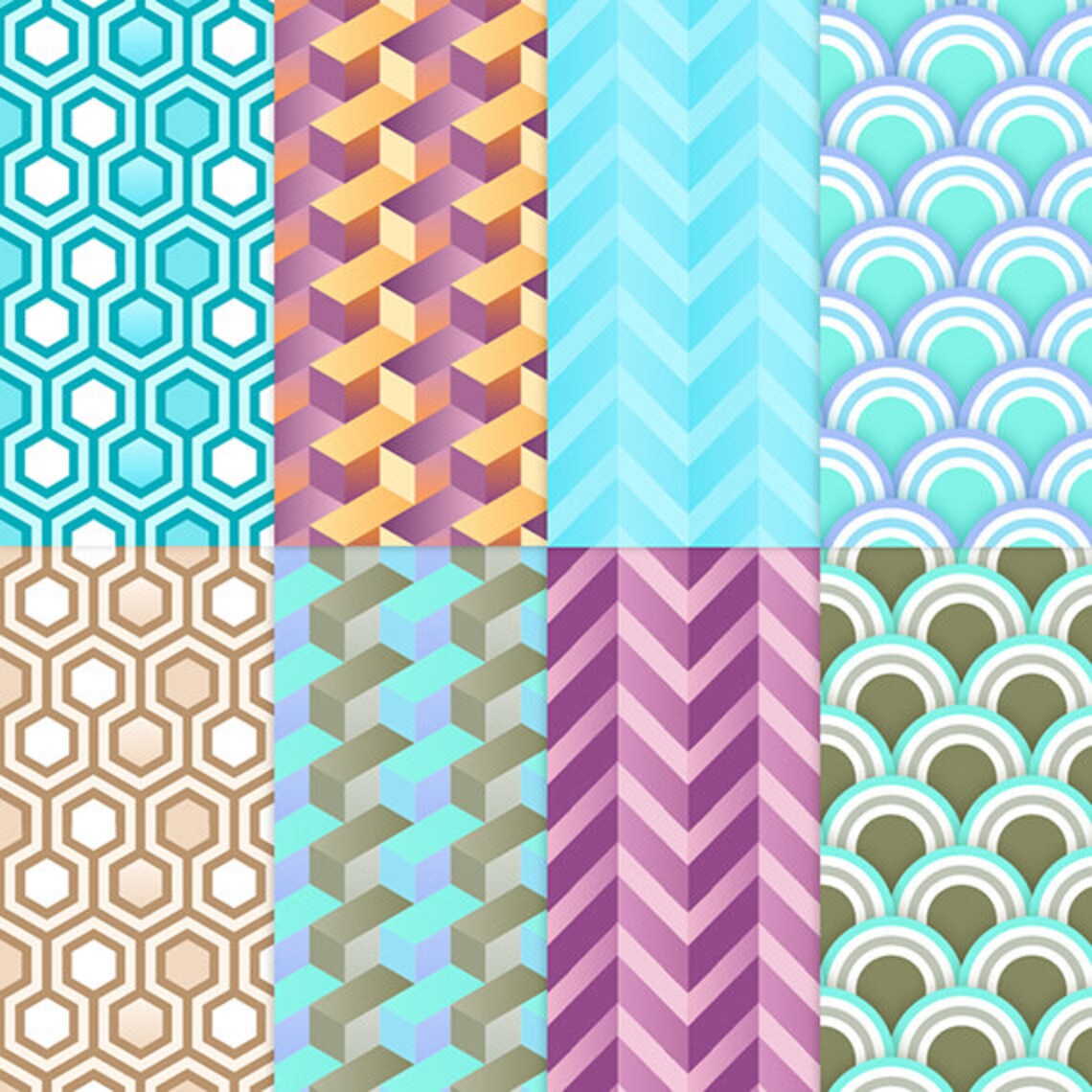 Estampados geométricos - Etsy México