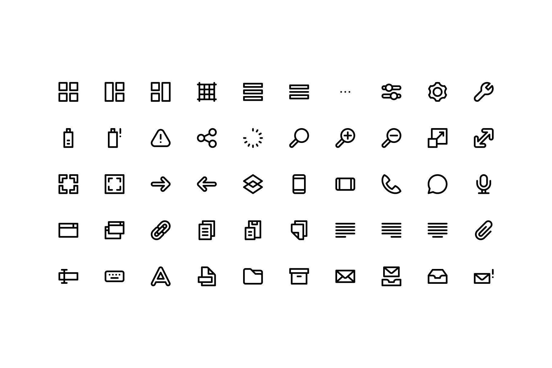 100 User Interface Micro Icons - Etsy