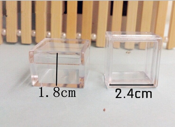 Wholesale 50pcs Transparent Square Packing BoxAneroidDiamond | Etsy