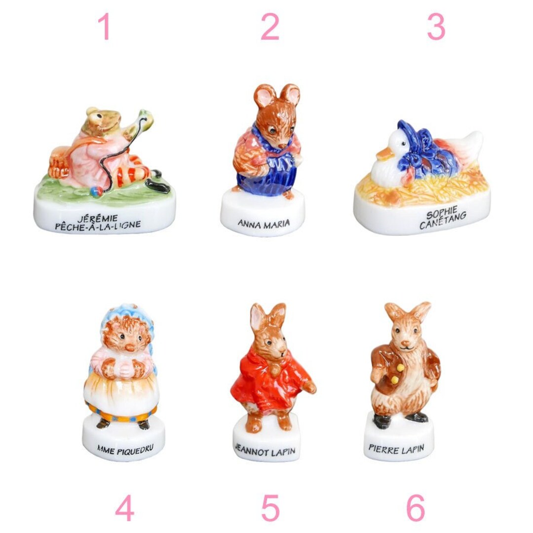 Vintage Miniature Figurine French Feve, Beatrix Potter Prototype, Peter ...
