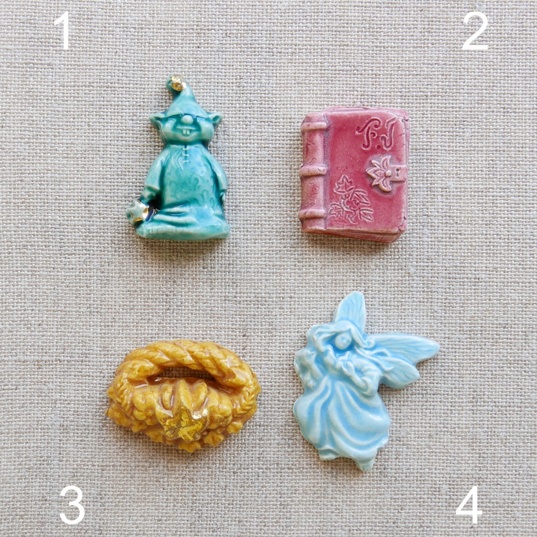 Vintage Miniature Figurine French Feve, Artisan Gnome Elf Fairy Wizard ...