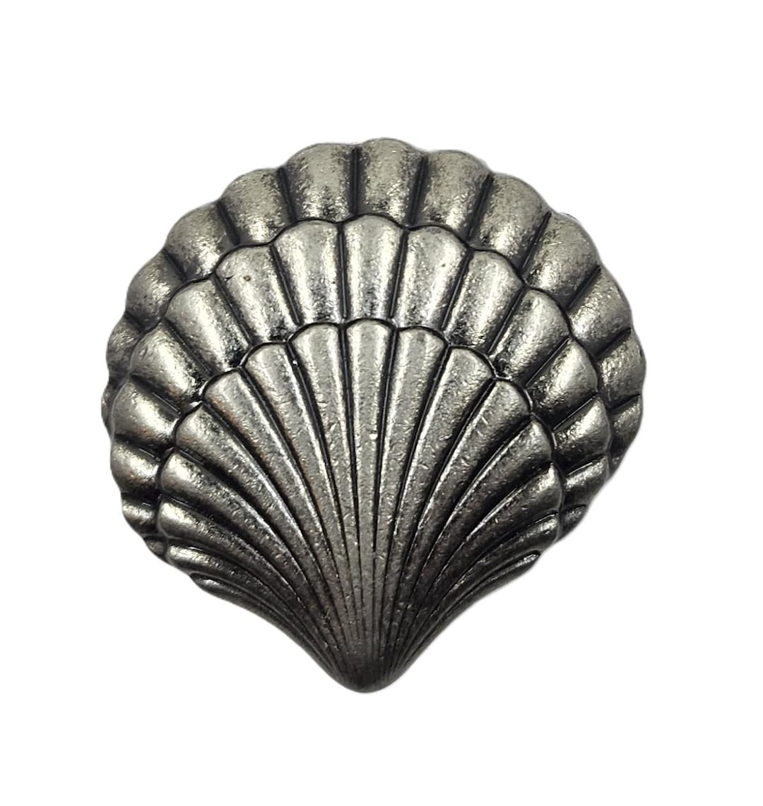 Nautical Seashell Cabinet Knob Drawer Door Pull Ocean Coastal Beach ...