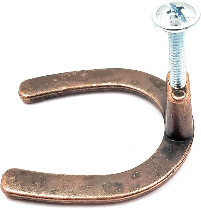 Horseshoe Cabinet Knobs Drawer Door Pull Western Hardware Handle ...