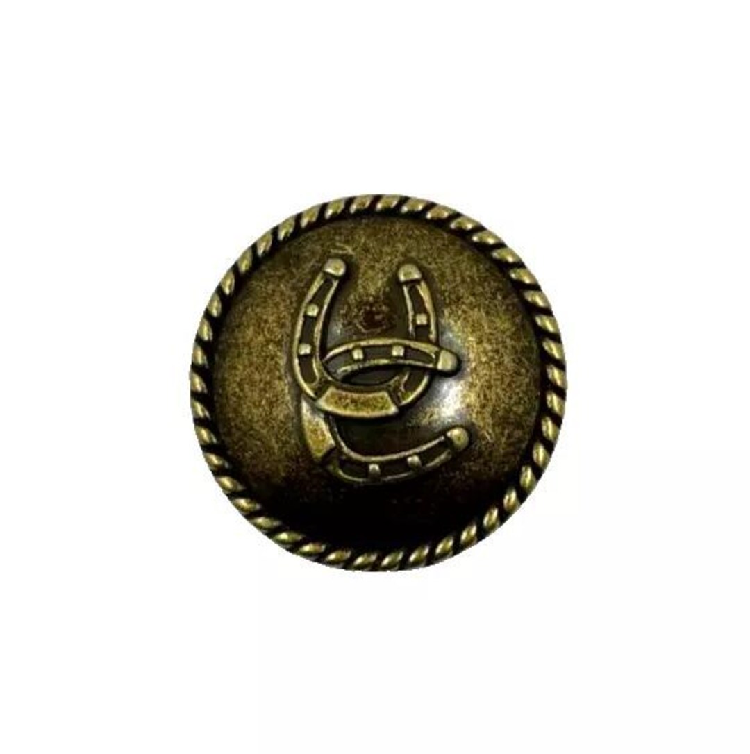 Double Horseshoe Rope Edge Knobs Drawer Door Pull Western Hardware ...
