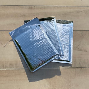 100 Pack 6.5"x9" Silver Bubble Mailers/bubble Mailers - Etsy