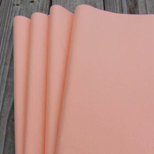 Peach Tissue Paper / Bulk Tissue Paper Peach 48 Sheets / | Etsy
