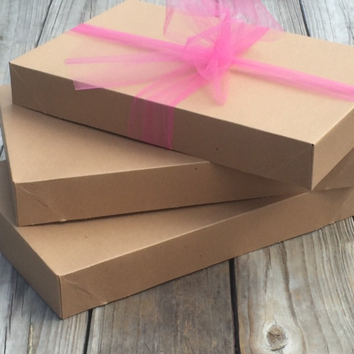 20 Pack 15"x9.5"x2" Kraft Shirt Boxes /apparel Boxes/gift Boxes/two ...