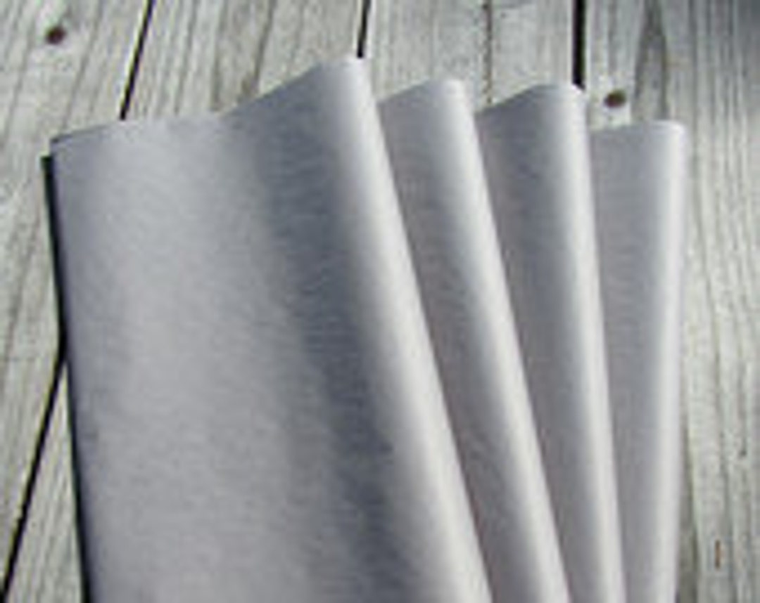 Tissue Paper / 24 Sheets Light Gray Tissue Paper 20x30/ Light Gray ...