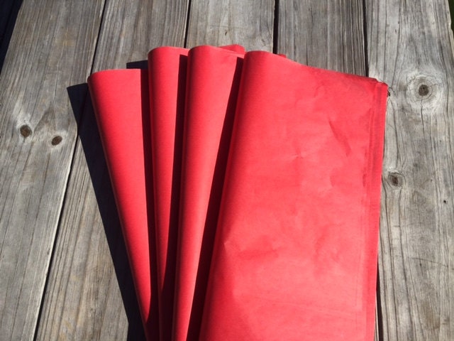 Red Tissue Paper / Bulk Tissue Paper Red 48 sheets / Premium | Etsy