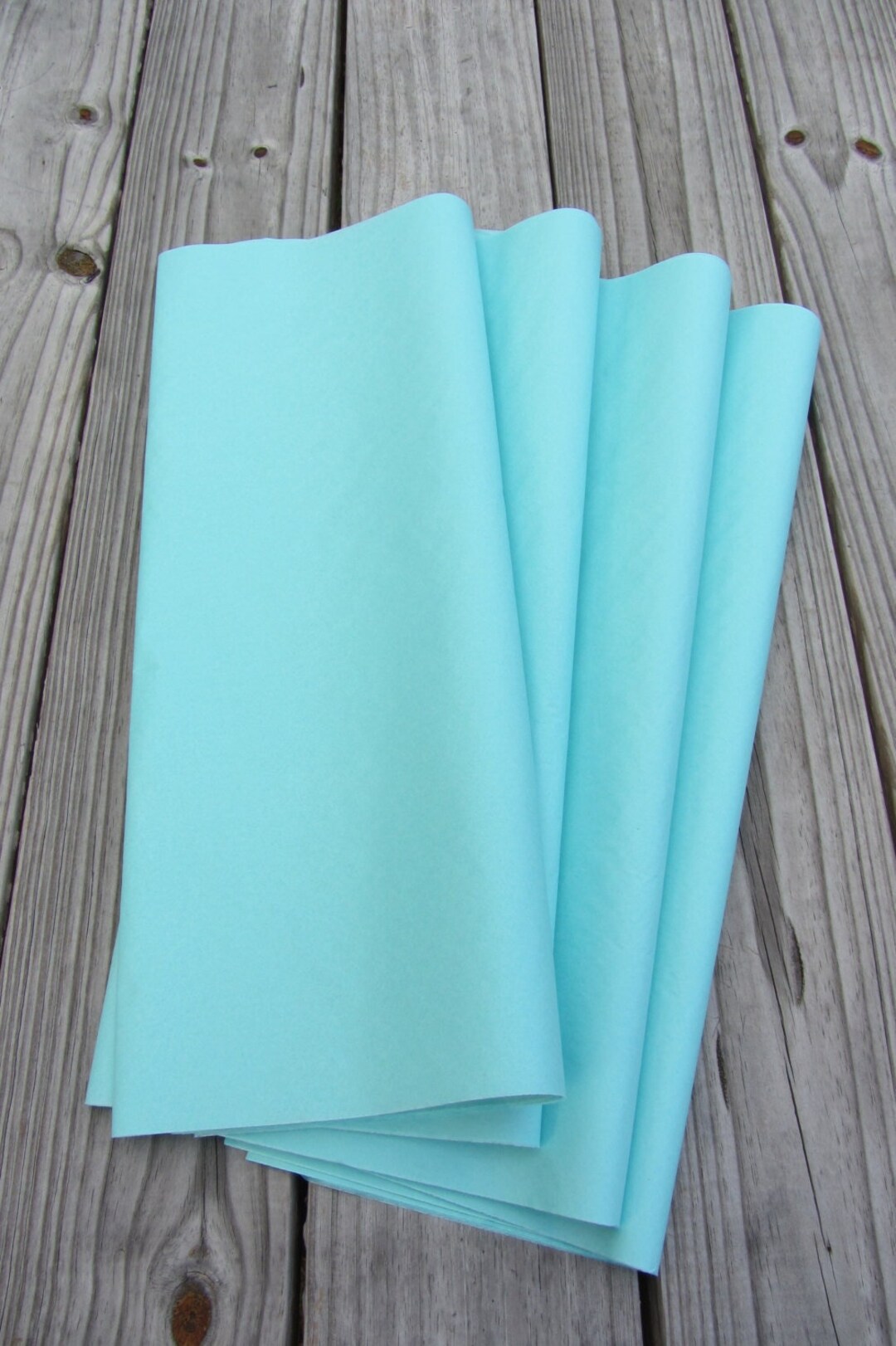 Tissue Paper / 48 Sheets Aqua Blue Tissue Paper 20"x30"/light Blue/bulk ...