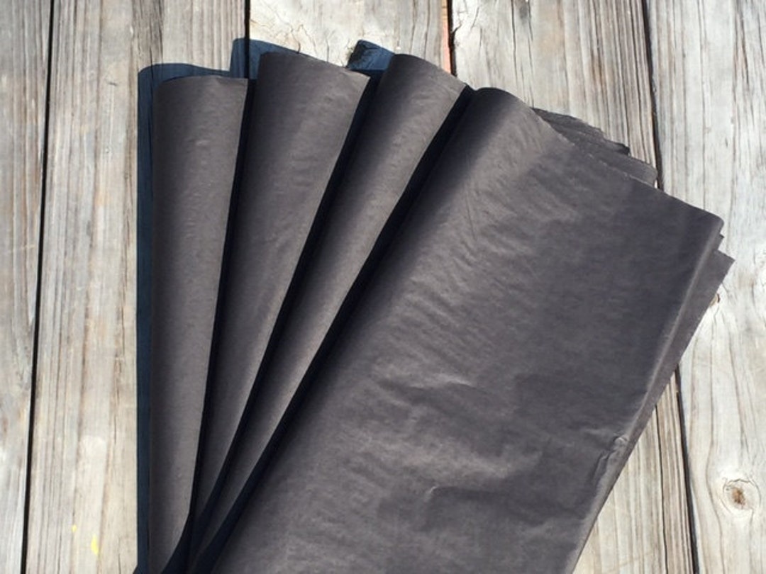 48 Sheets Black Tissue Paper/ Black Pom Pom Tissue Paper/black Tissue ...