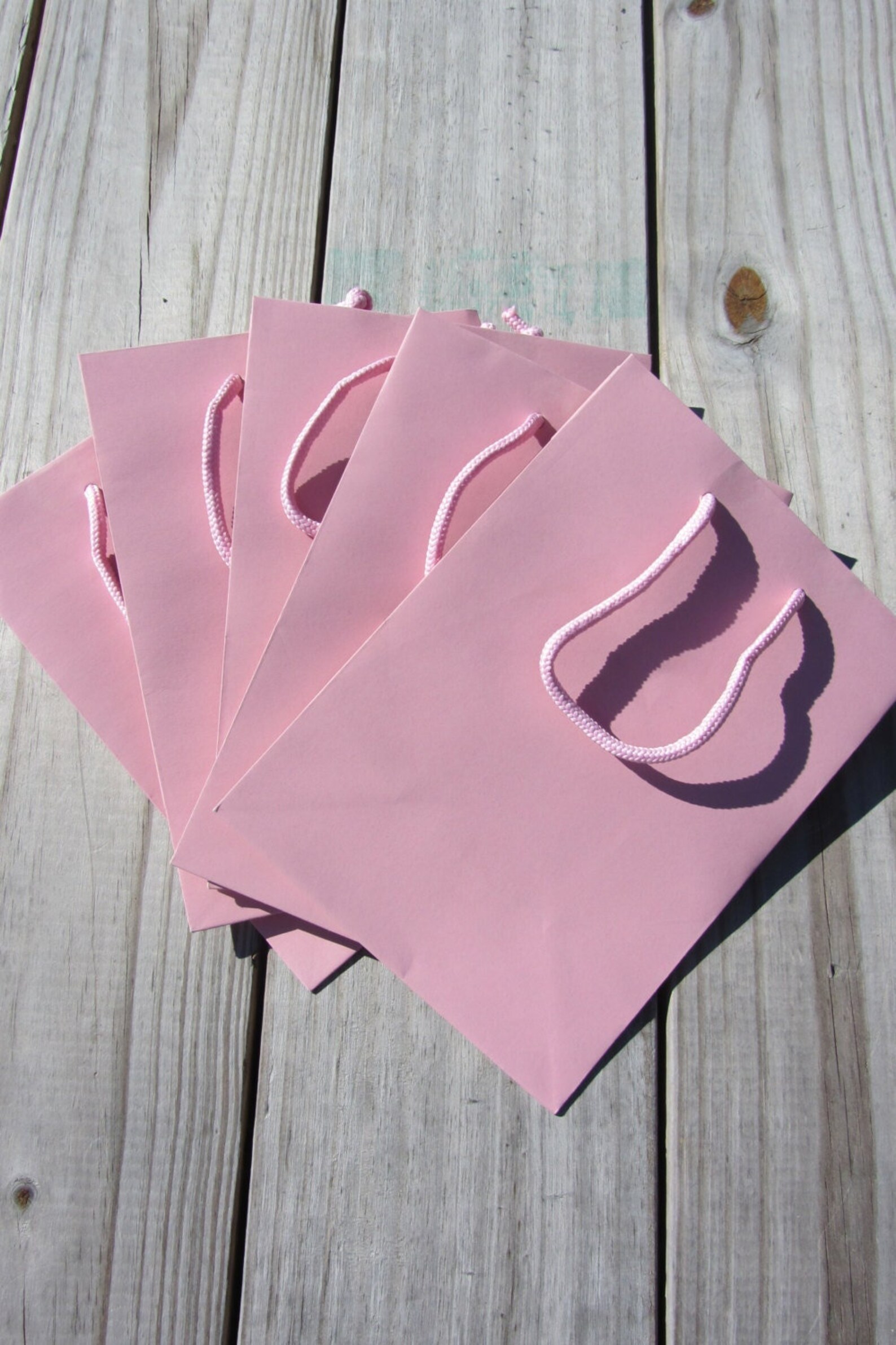 50 Pack 6.25x3.5x8.5 Light Pink Gift - Etsy