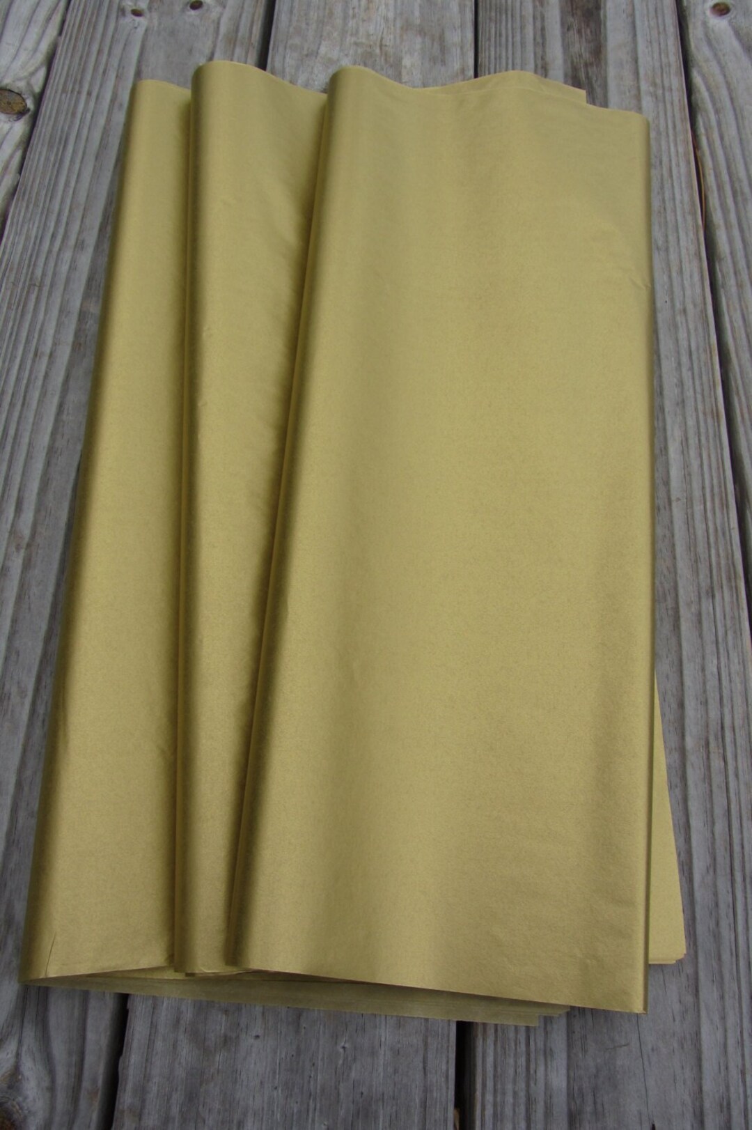 Gold Tissue Paper / Tissue Paper 20 Sheets / Metallic Gold Tissue Paper ...