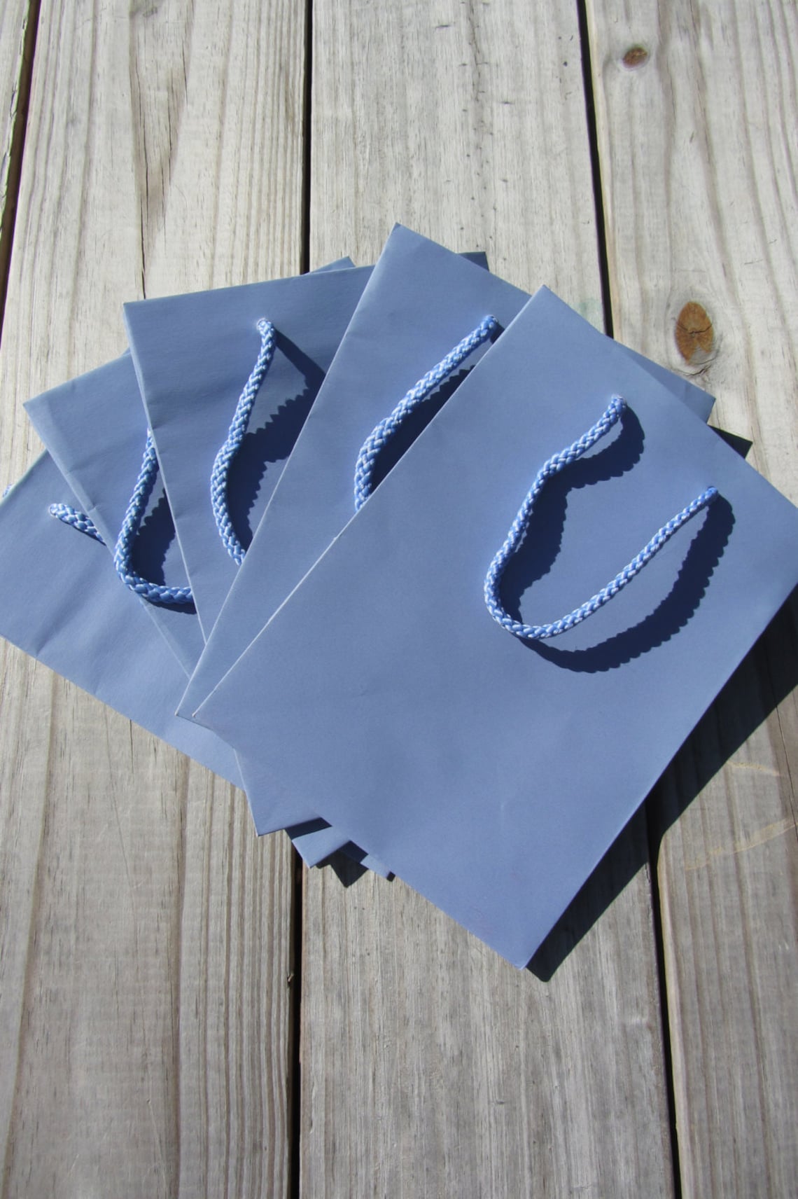50 Pack Periwinkle Gift Bags 6.25x3.5x8.5 Heavy-weight Paper - Etsy