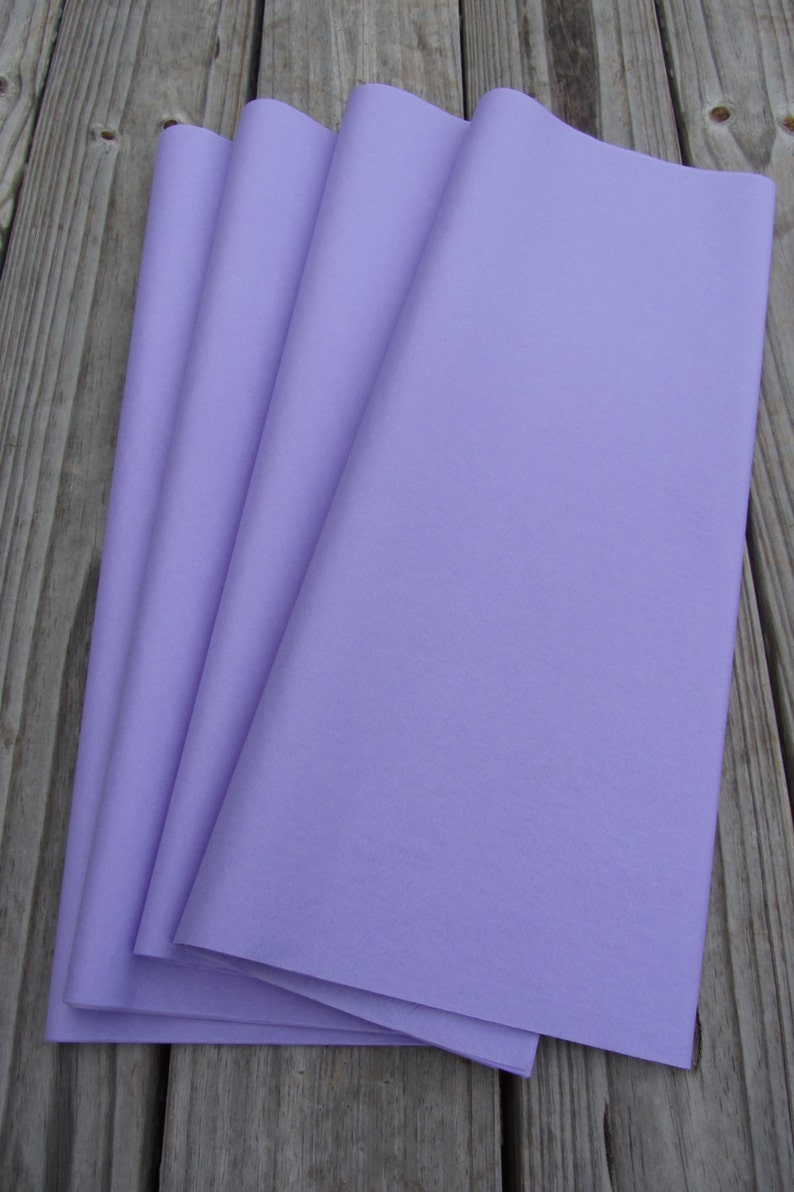 Tissue Paper / 48 Sheets Lavender Tissue Paper - Etsy