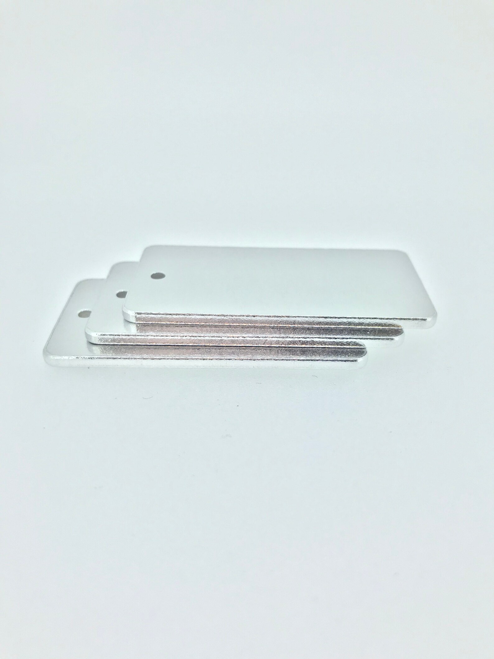 10 UK Made 25x50mm Aluminium Metal Chunky 2mm Thick Key Ring / | Etsy