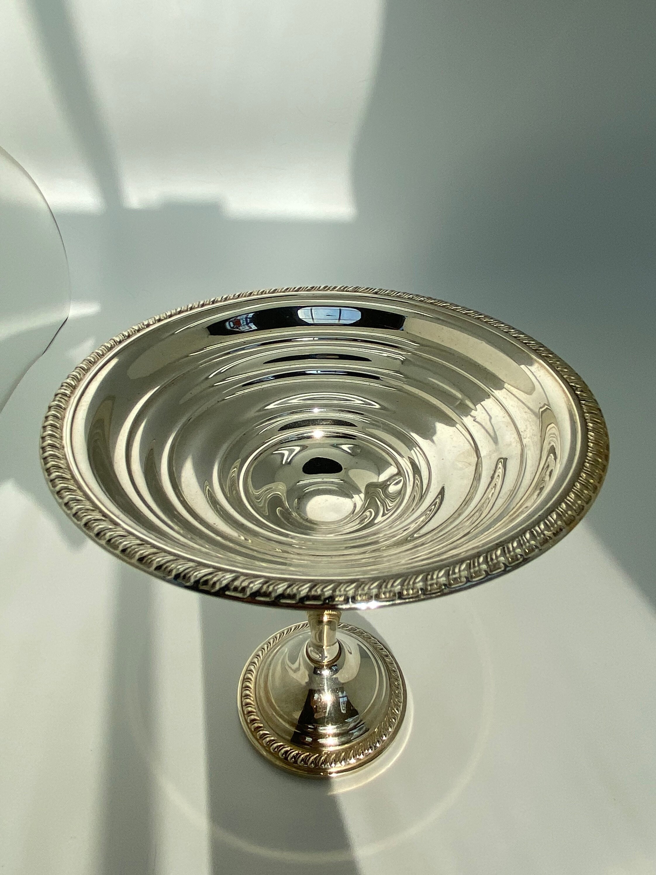Empire Sterling Silver Weighted Base Candy Dish - Etsy