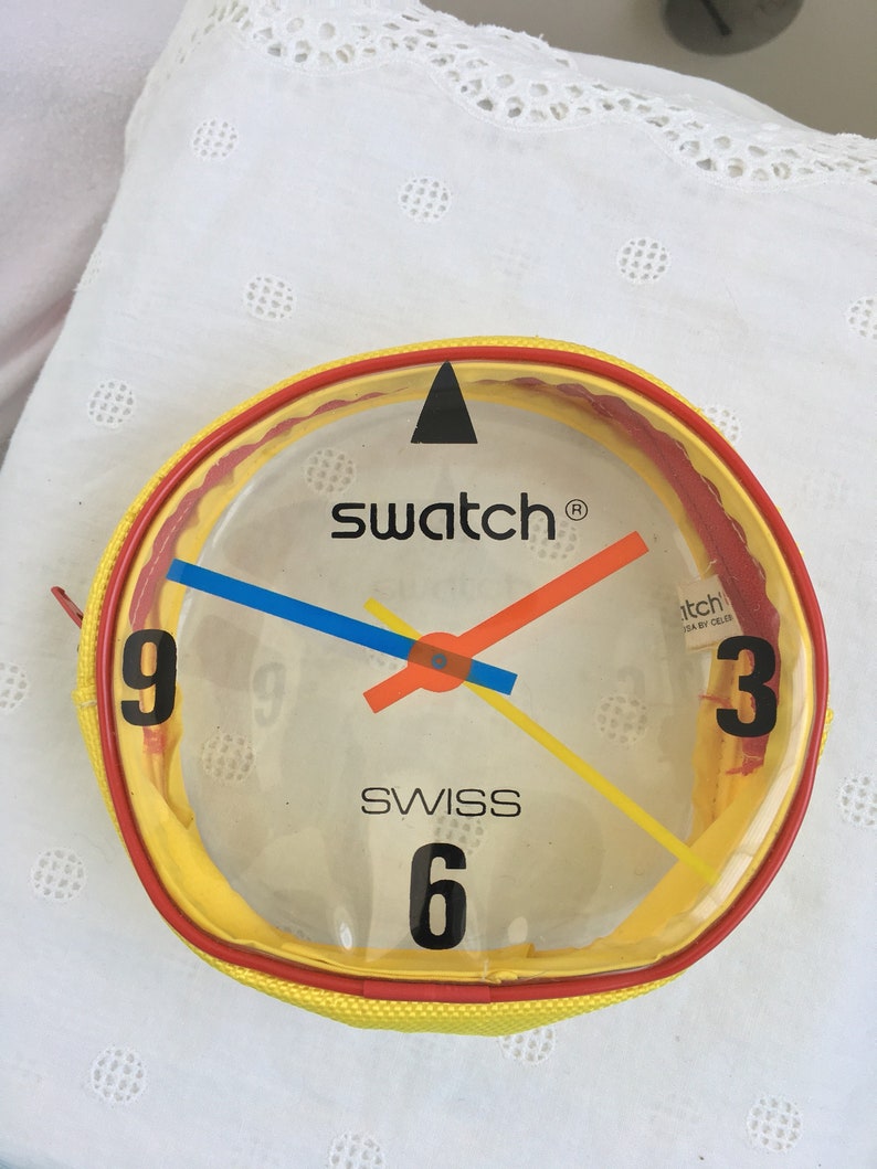 Rare Swatch Watch Clear Coin/watch Purse Swag - Etsy
