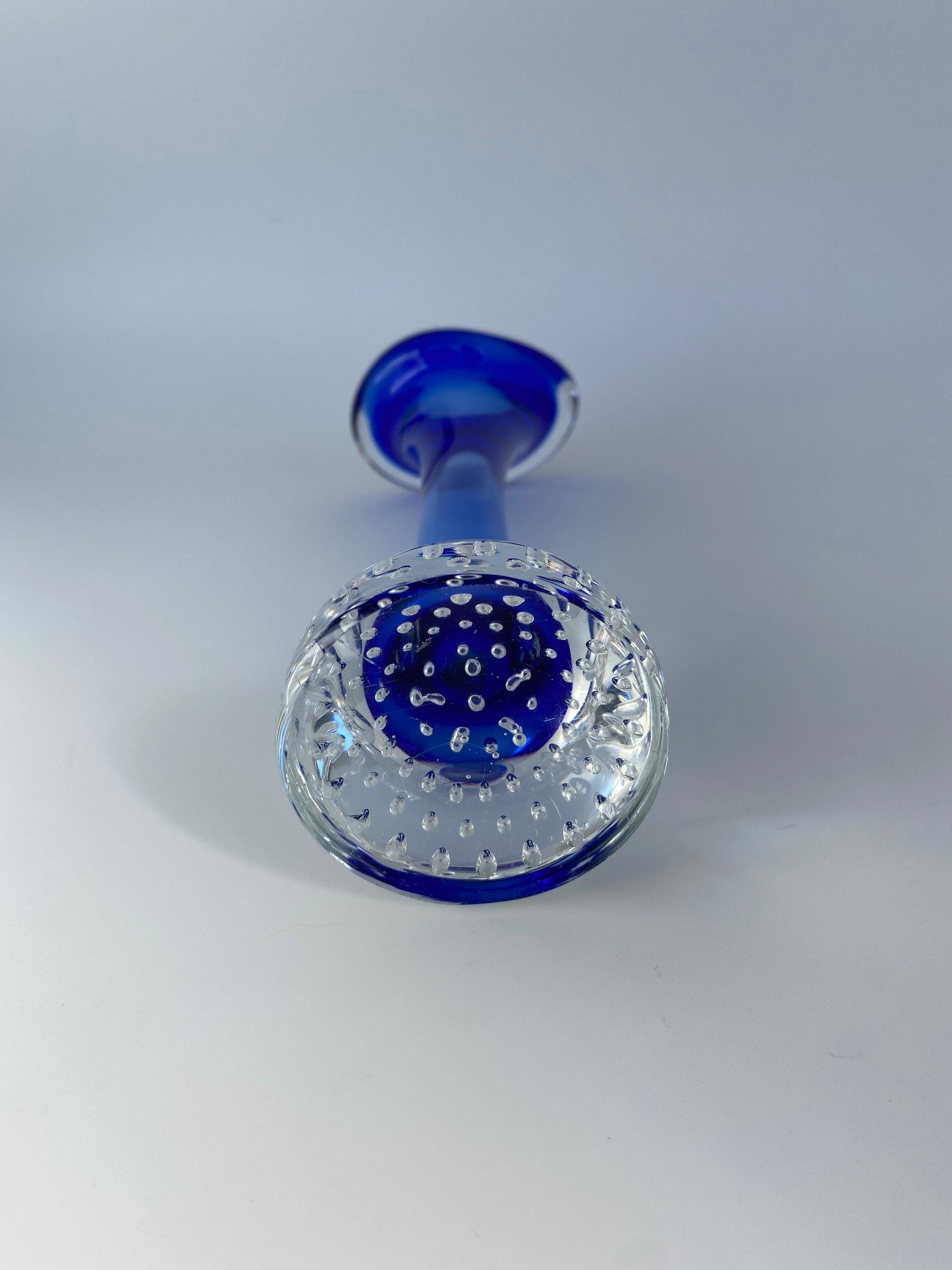 1970 Vintage Kosta Boda Blue Controlled Bubble Jack in the - Etsy