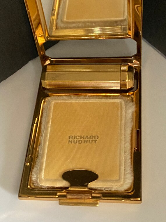Vintage 1940 Art Deco Richard Hudnut Compact - Gem
