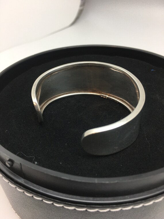 Sterling Silver Cuff Bracelet - Gem