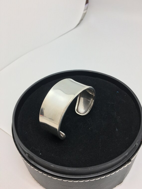 Sterling Silver Cuff Bracelet - Gem