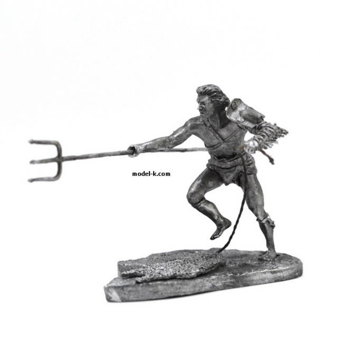 54mm Roman Gladiator With a Trident - Etsy