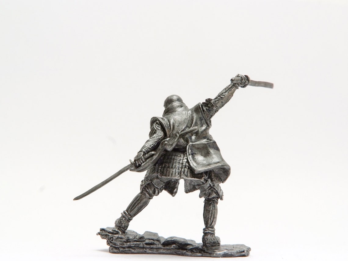 Tin 54mm Japan Katsumoto Samurai 1:32 Scale Figure - Etsy