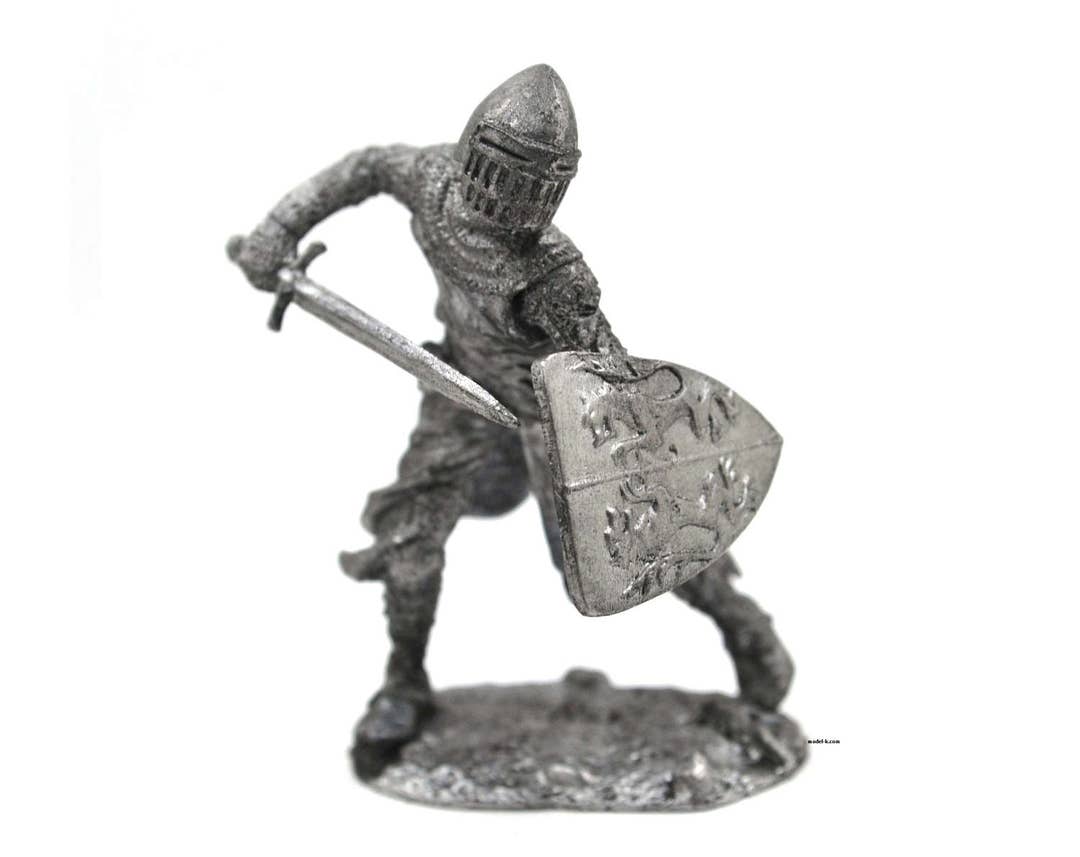 Tin 54mm Italy. Florence Knight 13th Century Metal Miniature - Etsy