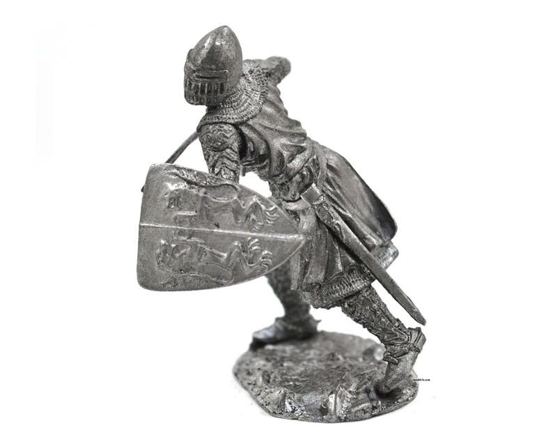 Tin 54mm Italy. Florence Knight 13th Century Metal Miniature - Etsy