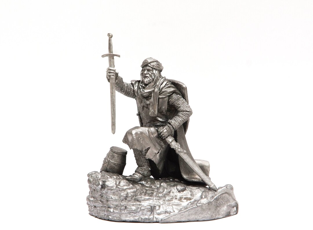 Tin 75mm Knight of the Knights Templar in the Holy Land, 12th Century 1 ...