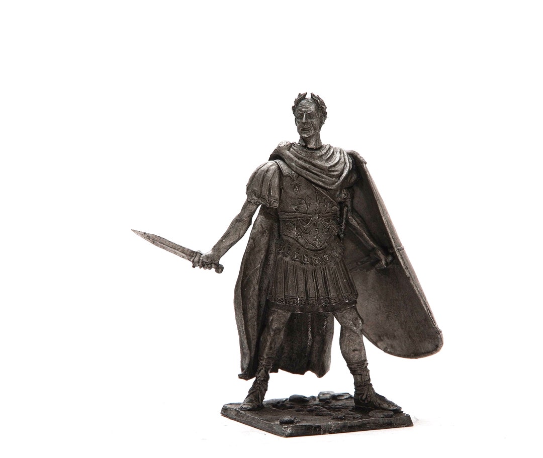Tin 54mm . Gaius Julius Caesar 1:32 Metal Sculpture - Etsy
