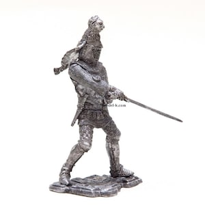 Tin 54mm France. Louis De Nevers Count of Flanders. 14 - Etsy