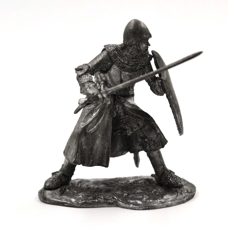 Tin 54mm Italian Knight 13th Century Metal Castings Miniature - Etsy