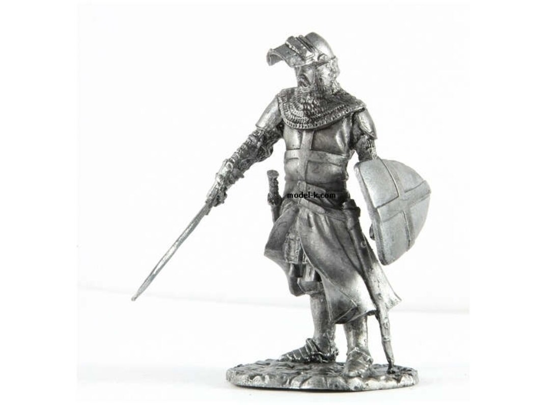 54mm Knight Figure Crusades. Hospitaller. 14c. AD - Etsy