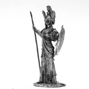 54mm Figurine Minerva - the Goddess of Handicrafts and the Art 1:32 Tin ...