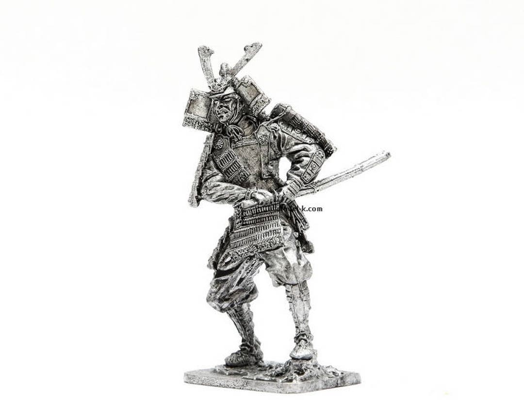 Tin 54mm Japan. Samurai 12th Century - Etsy