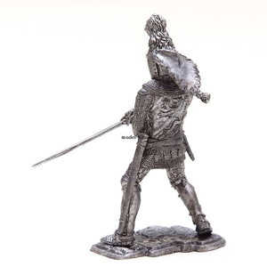 Tin 54mm France. Louis De Nevers, Count of Flanders. 14 Century 1:32 ...