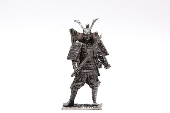 Tin 54mm Japanese Samurai 12th Century - Etsy