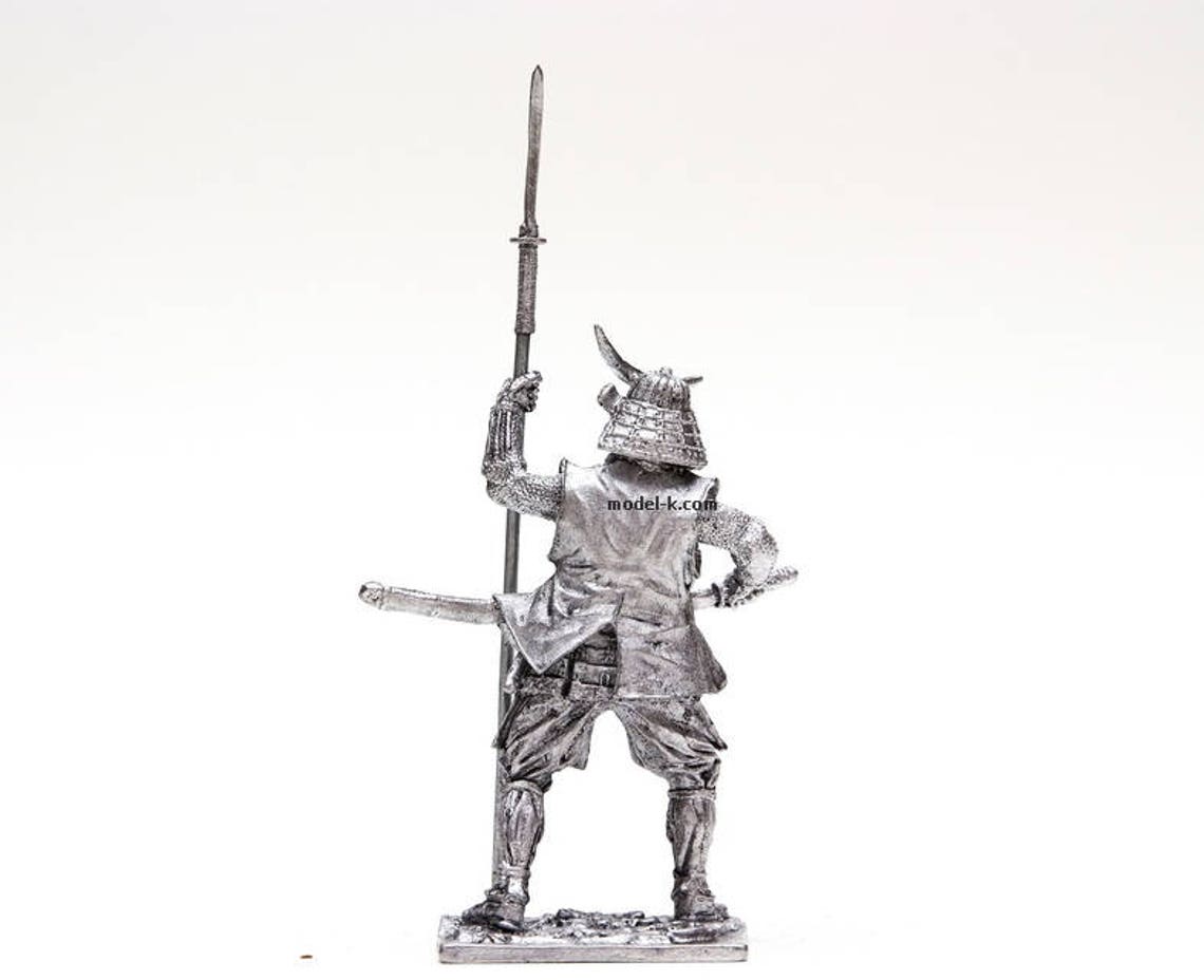 Tin 54mm Samurai 1600yr. Japan miniature | Etsy