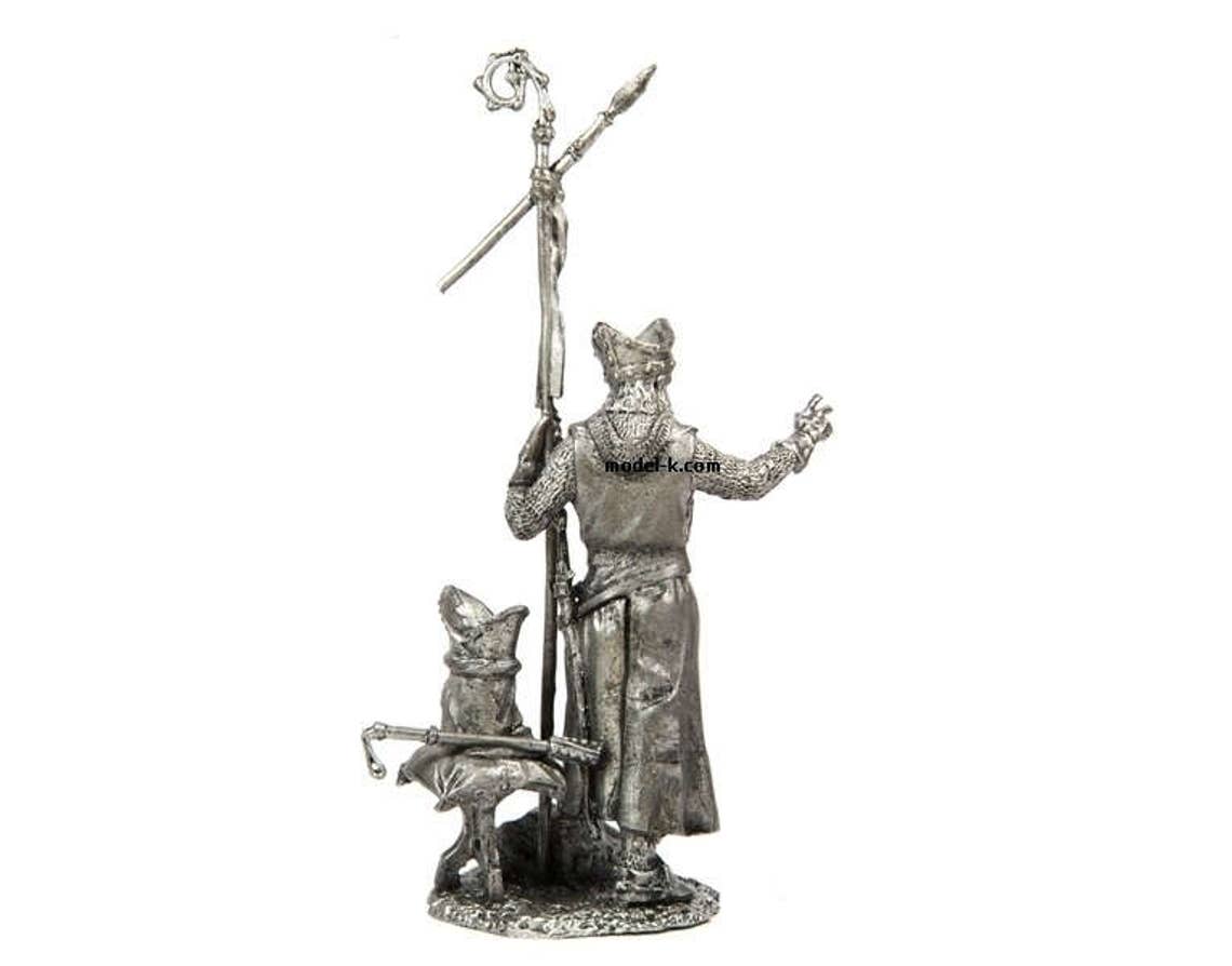 54mm Knight Figurine Crusades. the Bishop of the Teutonic - Etsy