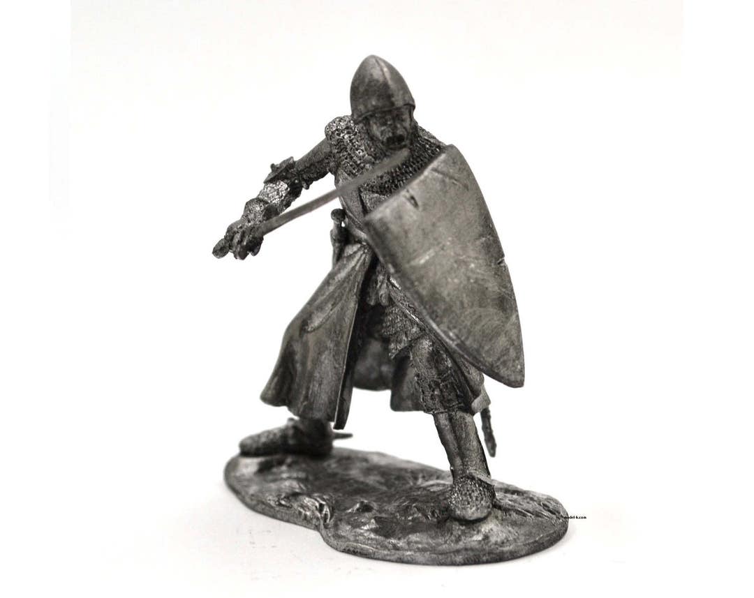Tin 54mm Italian Knight 13th Century Metal Castings Miniature - Etsy
