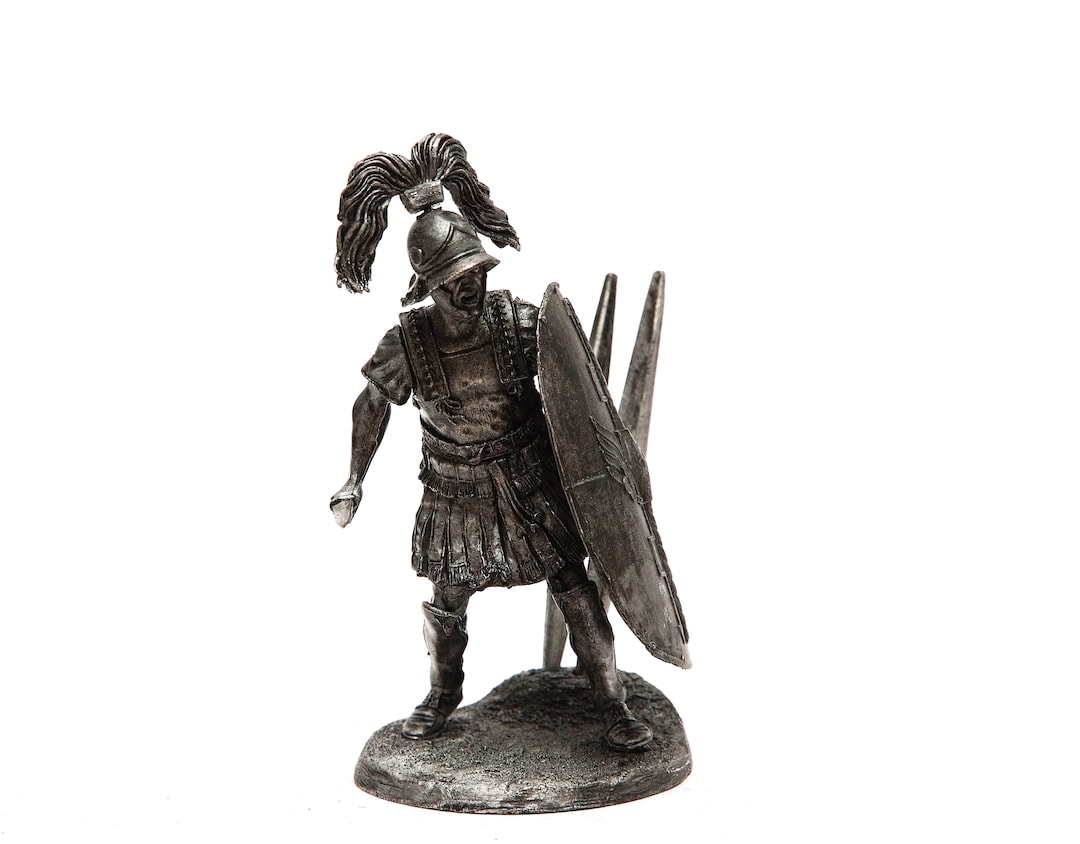 54mm Legion VIII Augusta. Roman Centurion 52 Yr B.C. 1:32 Scale Pewter ...