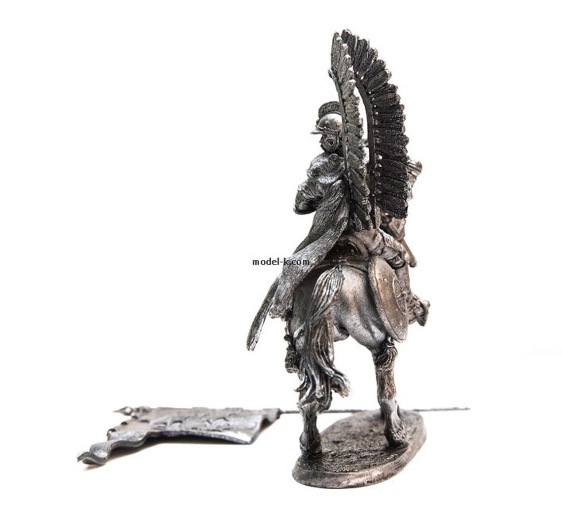 Tin Metal Figure Poland. Winged Hussar 17c 1/32 Scale - Etsy