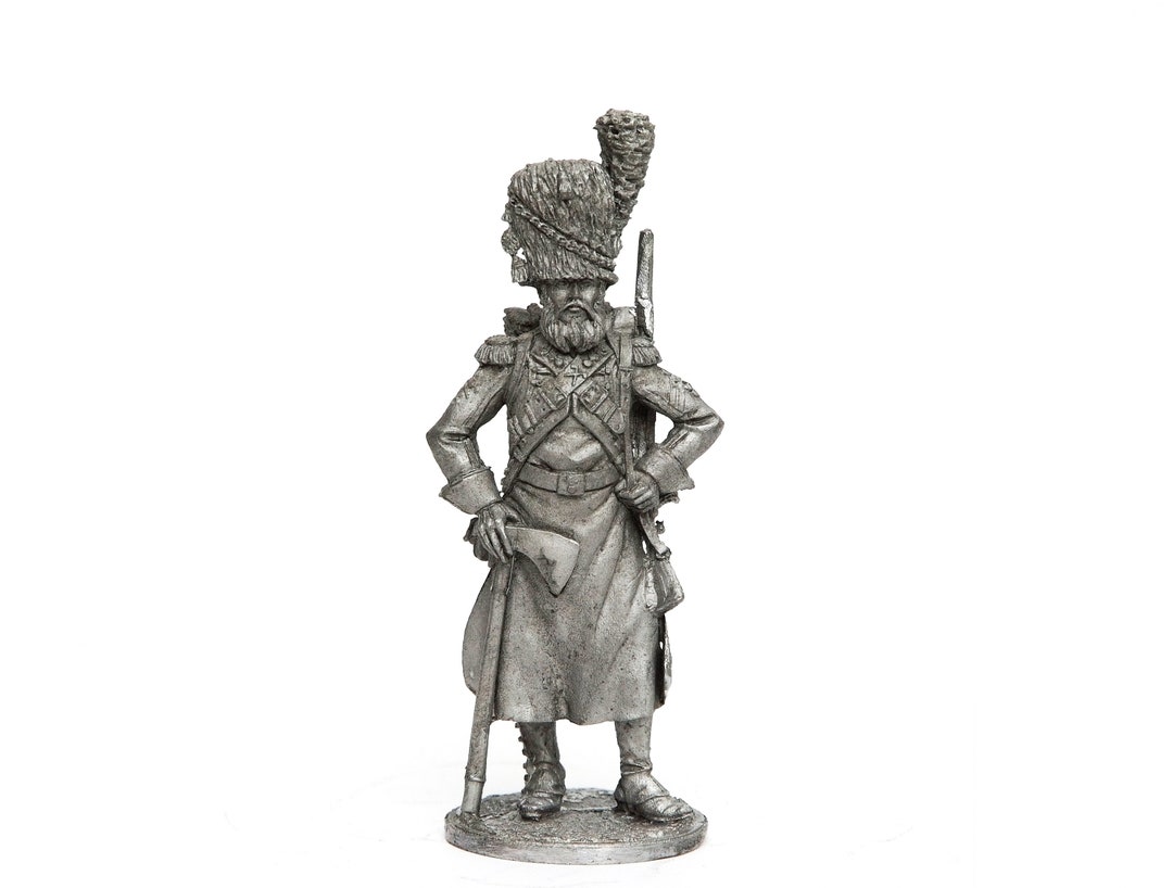 Tin 54mm Napoleonic Wars. France. Combat Engineer Foot Grenadier ...
